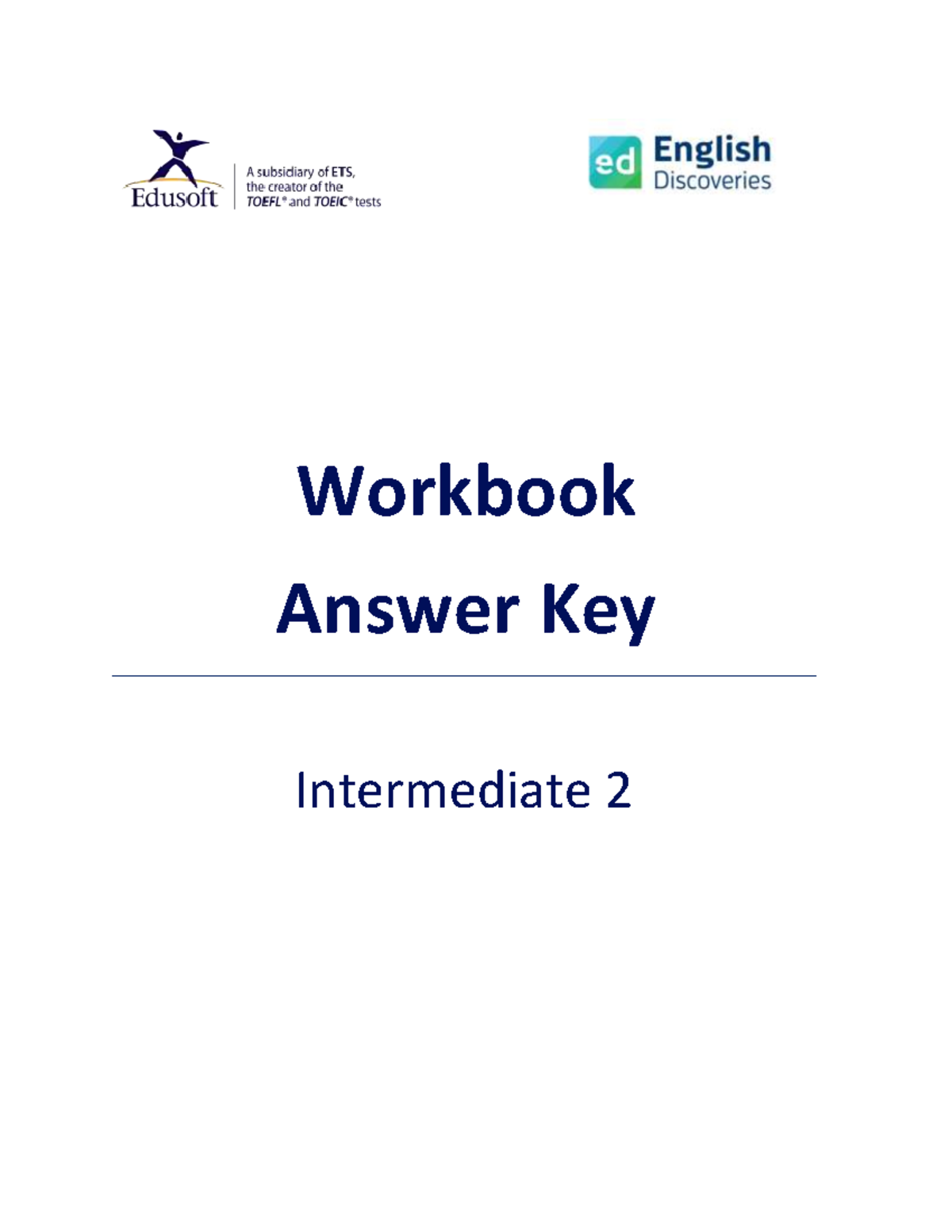 Intermediate 2 - Workbook answer keys 8 units - Final - Workbook Answer ...