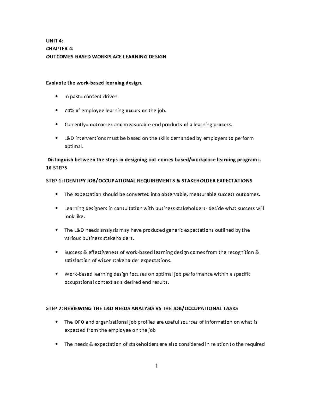 ETRM TEST 2 - FOR PRACTICE - UNIT 4: CHAPTER 4: OUTCOMES-BASED ...