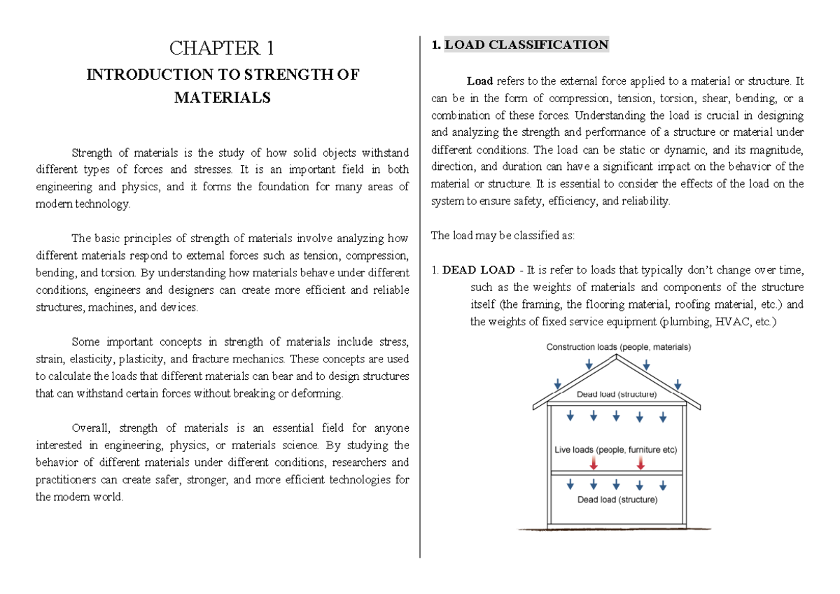 Module-1 - bs civil engineering 2nd yr notes - CHAPTER 1 INTRODUCTION ...