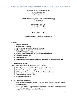 Introduction TO Nigeria Legal Method by Sanni Abiola - CHAPTER ONE LAW ...