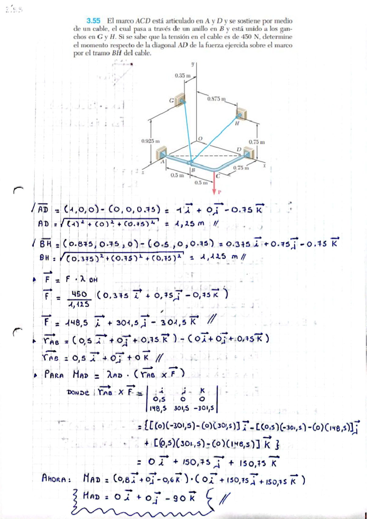 3 - Ejercicios resueltos del libro de hibbeler para estructuras ...