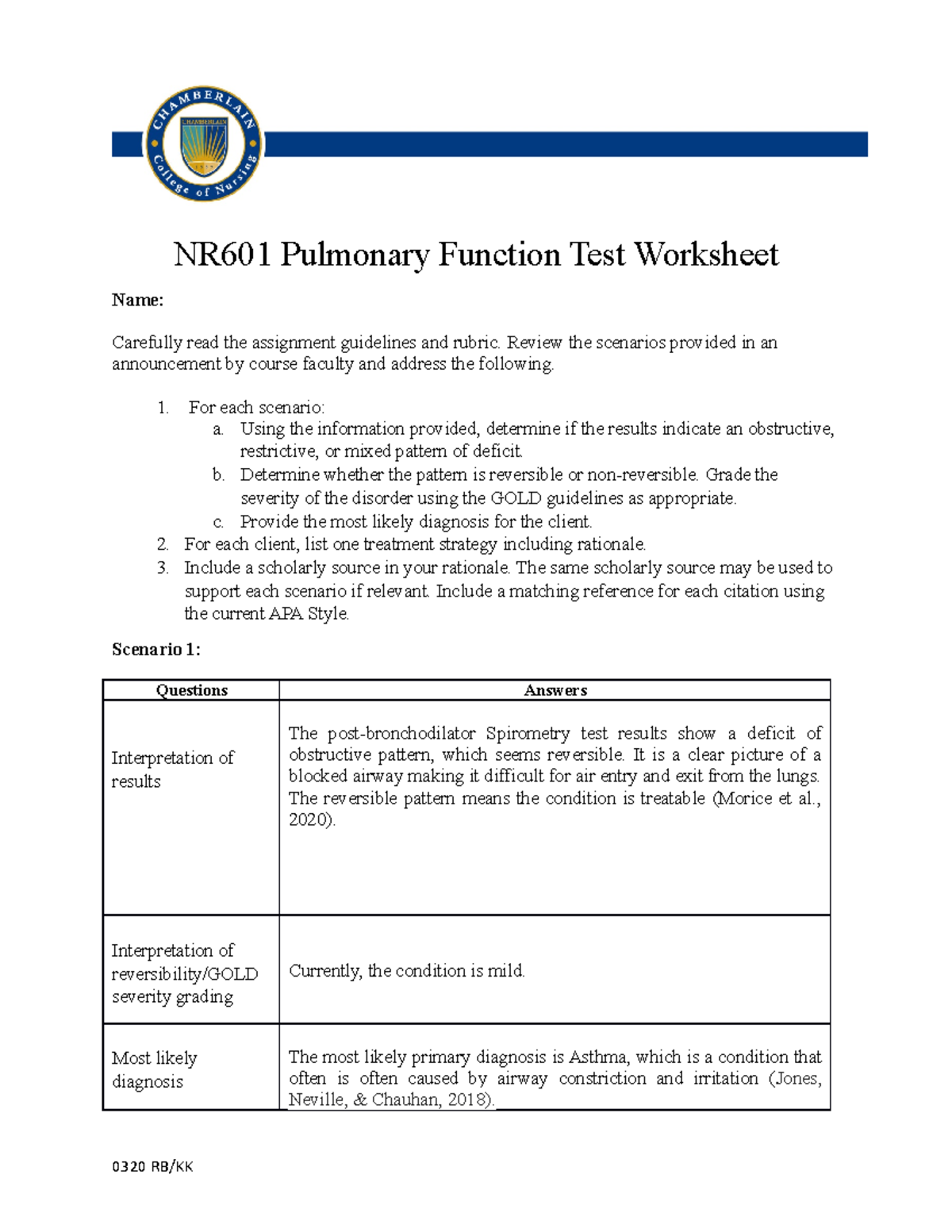 Order ID 374455274 - Pulmonary Disease - NR601 Pulmonary Function Test ...