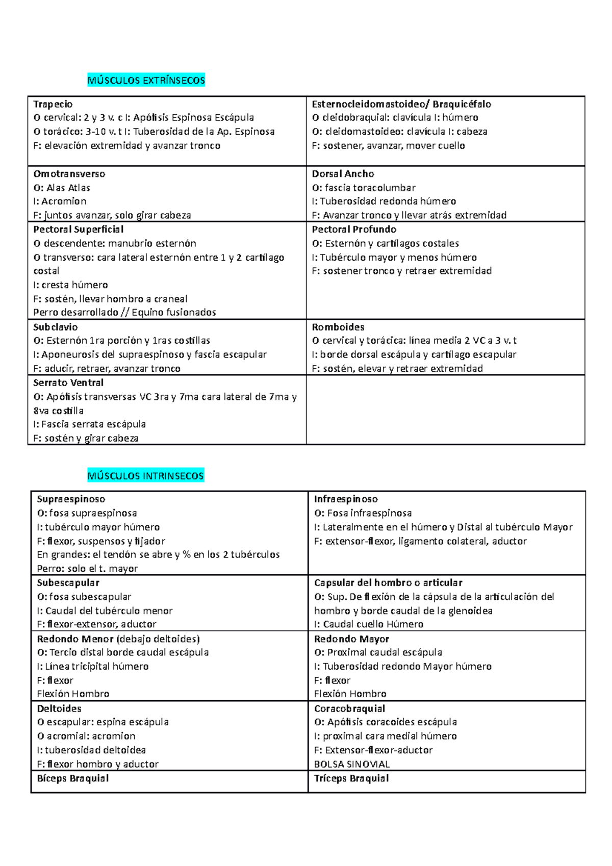 Músculos Posiciones - Apuntes de clase, ampliar siempre porque es ...