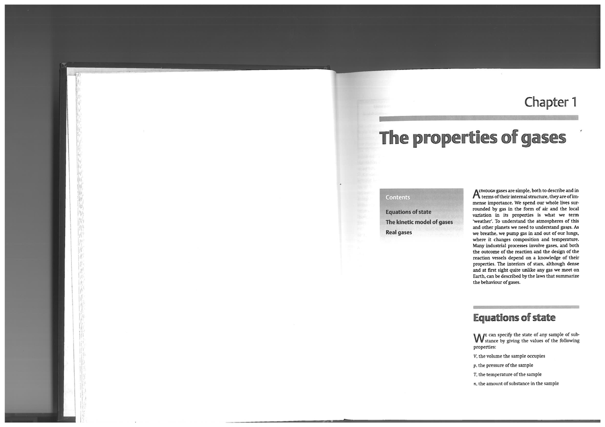 Gas laws text - Lecture notes 1 - Chem 204 - Studocu