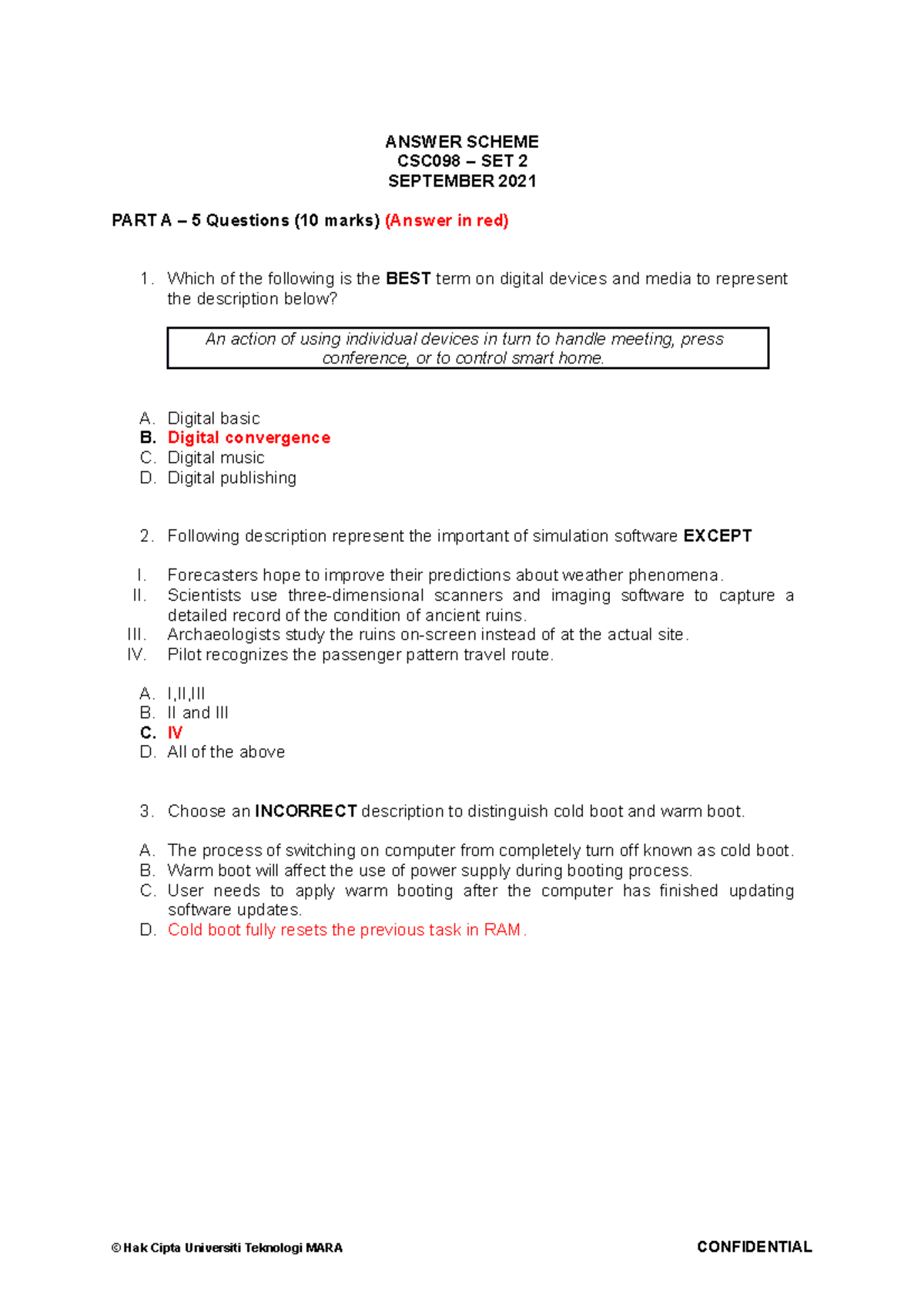 CSC098 Midterm 2021 SET2 Answer - ANSWER SCHEME CSC098 – SET 2 SEPTEMBER 2021 PART A – 5 ...