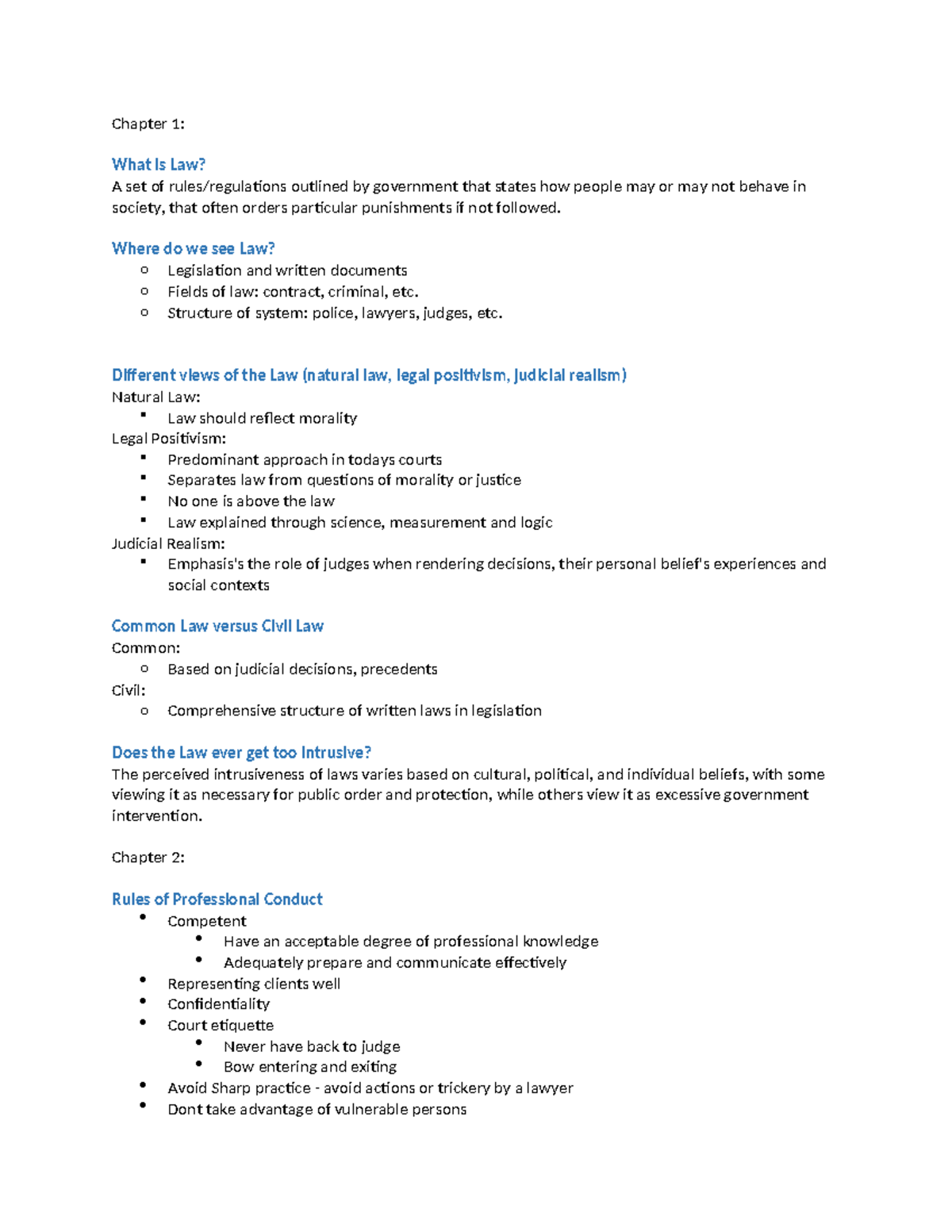 Midterm Notes - PO210 with Phaedra Klodner Fall 2023 - Chapter 1: What ...
