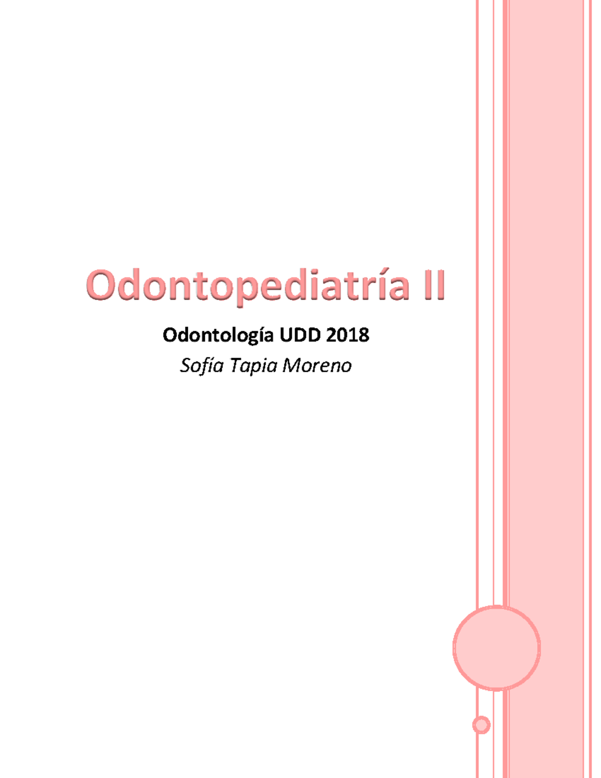 Odontopediatria C2 - tratamientos - Warning: TT: undefined function: 32 Warning: TT: undefined ...