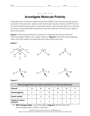 CHEM21 PT 01 Writing Task IWS - NAME DATE CLASS WRITING ABOUT SCIENCE ...