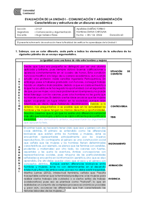 PA3 habilidades Comunicativas - Producto Académico N° 03: Tarea Resultado de aprendizaje de la ...