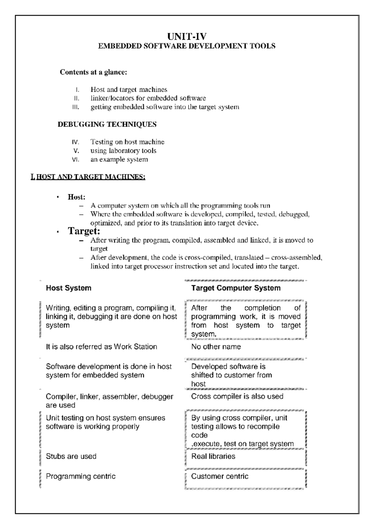 Embedded software development tools - Embedded systems - Studocu