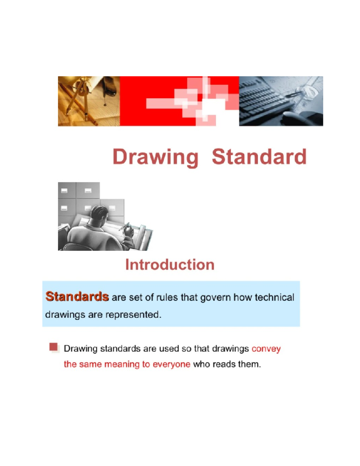 Drawing standards with lettering guide - Studocu