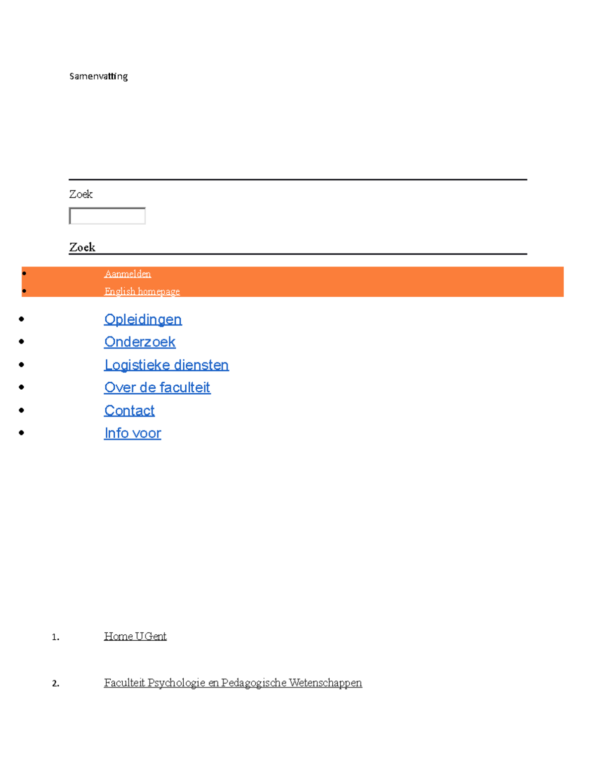 2 - Complete soef - Samenvatting Zoek Zoek Aanmelden English homepage ...
