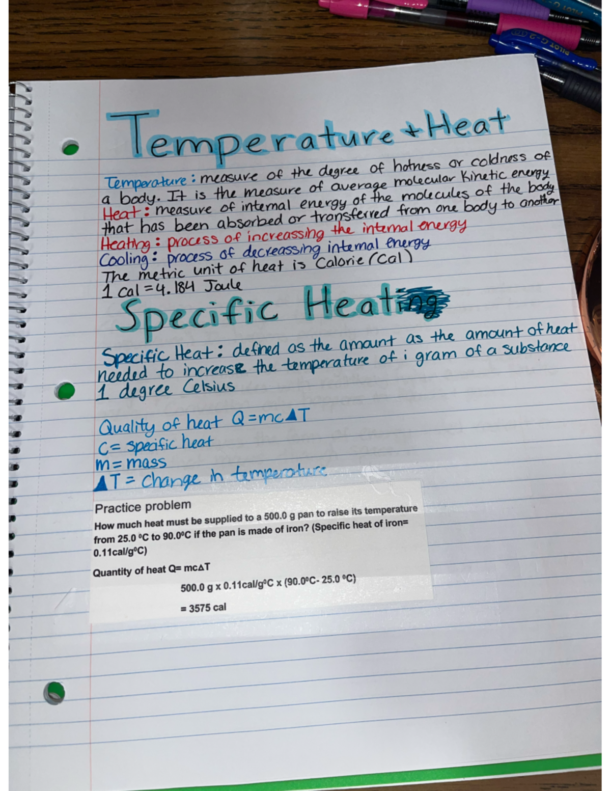 Physical Science Notes - PHY 101/101L - Studocu