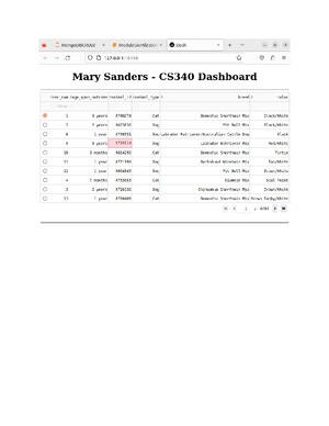 CS 340 Readme(BG) - Module 6 assignment - CS 340 README animal_shelter About the Project/Project ...