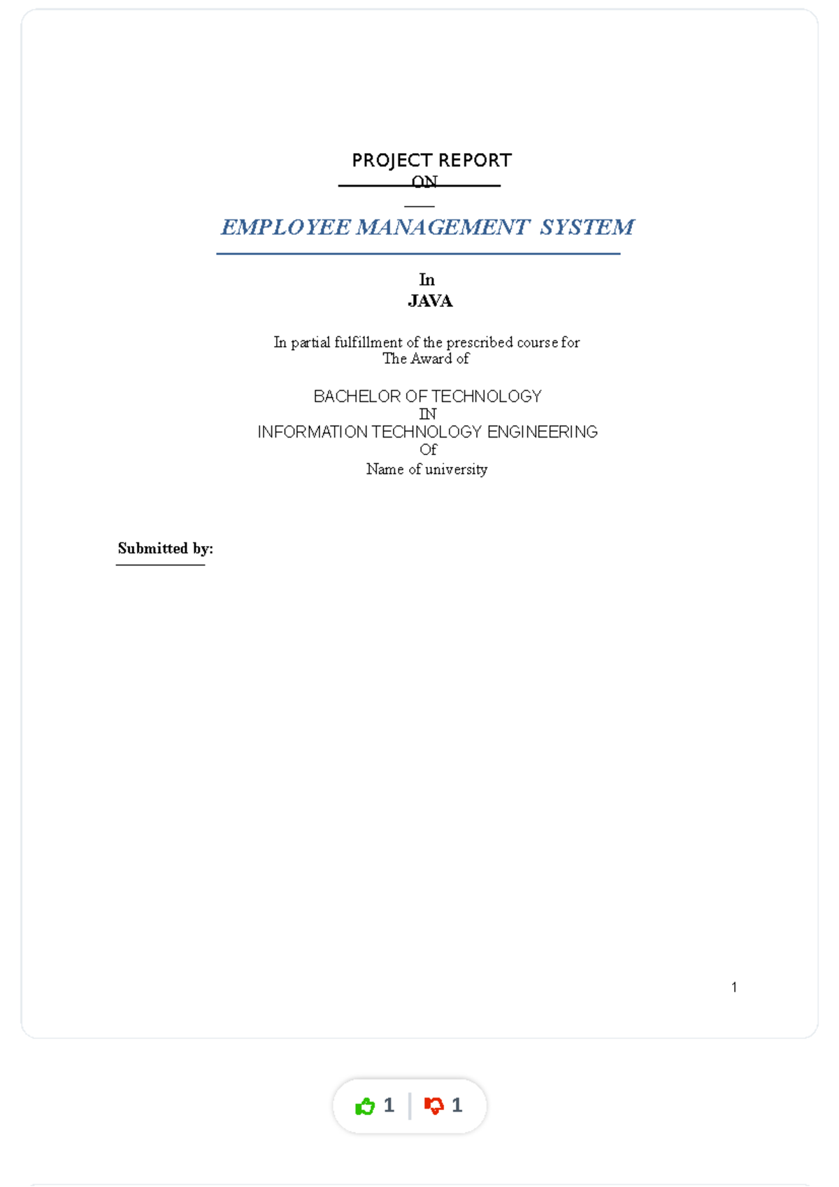 64774313-employee-management-system-report compress - PROJECT REPORT ON ...