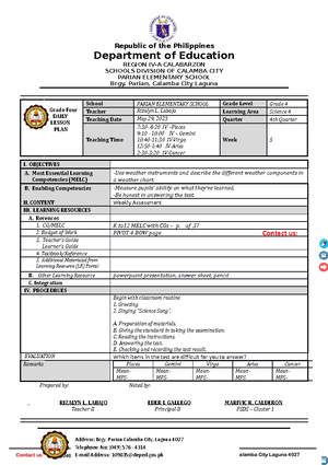 Q4 Science 5 Module 1 Lesson 1 4 - Republic of the Philippines ...