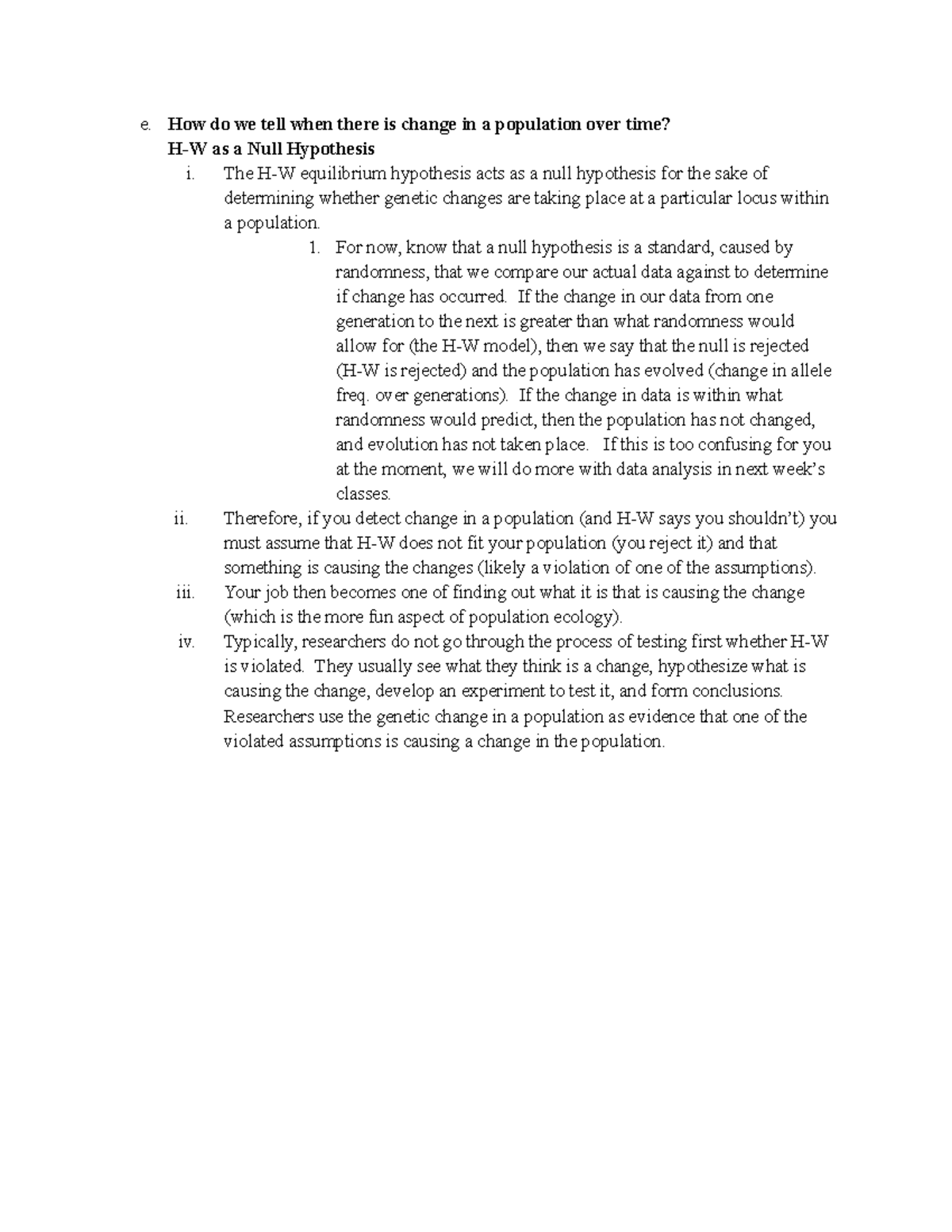 8-4 - Armstrong: Unit 1 - e. How do we tell when there is change in a ...