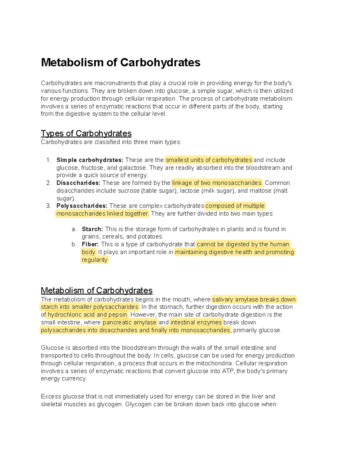 Write comprehensive notes on the following topics in food and nutrition ...