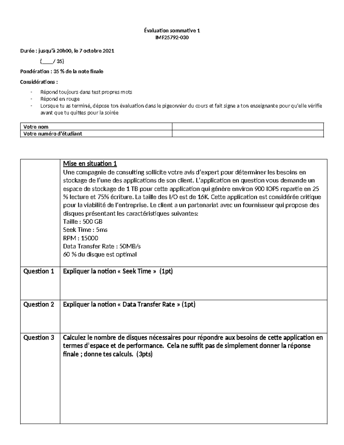 Evaluation Sommative 1 0-IMF25792 - Évaluation sommative 1 IMF25792 ...