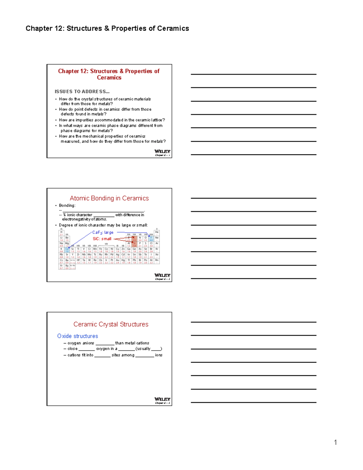 Chapt 12 10e student handout - Chapter 12 - 1 Chapter 12: Structures ...