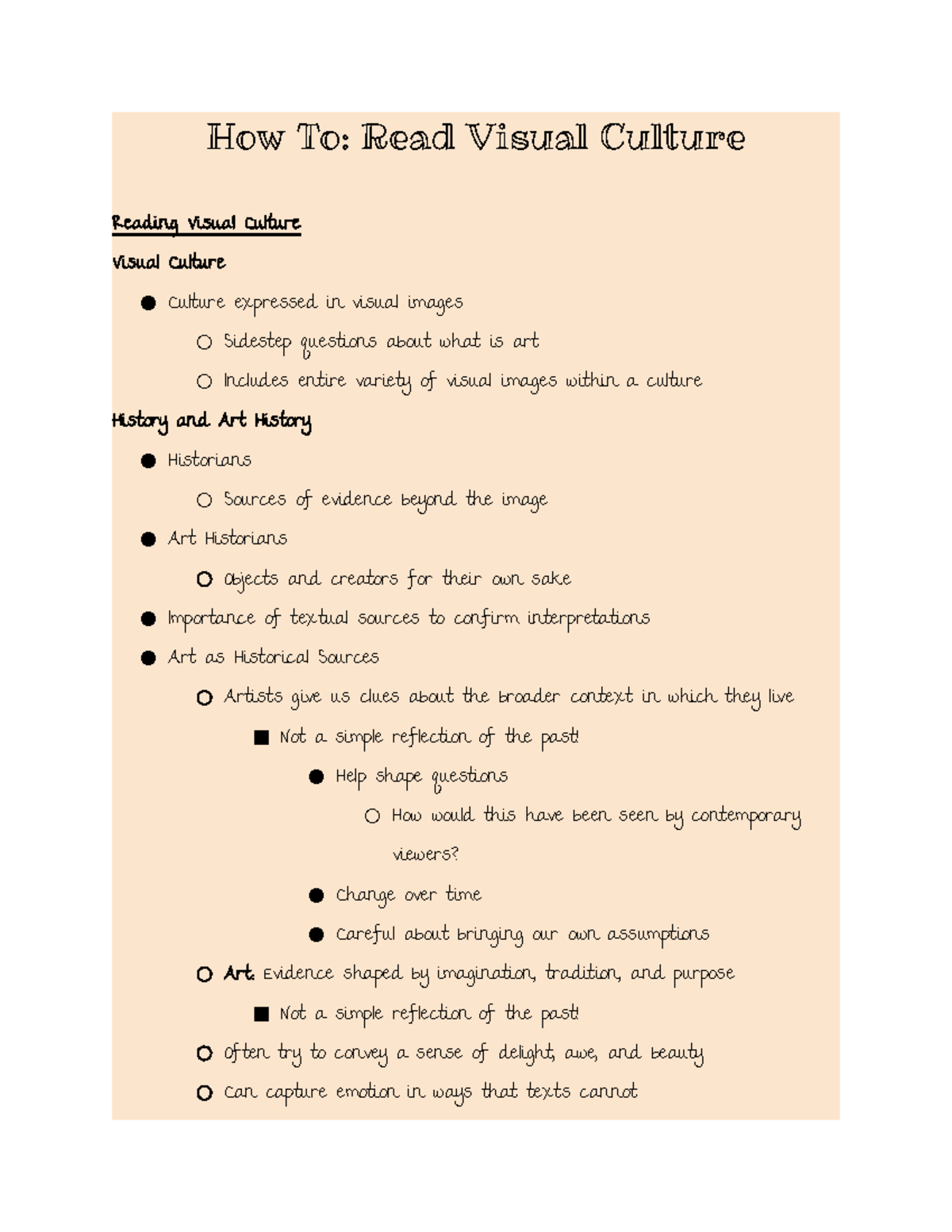 How To Read Visual Culture - How To: Read Visual Culture Reading Visual ...