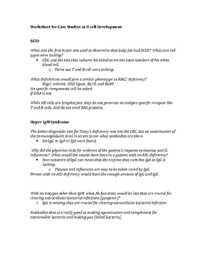 Immunology Worksheet 2 - BIOL 5500 Spring 2023 Unit 1 - Inflammation ...