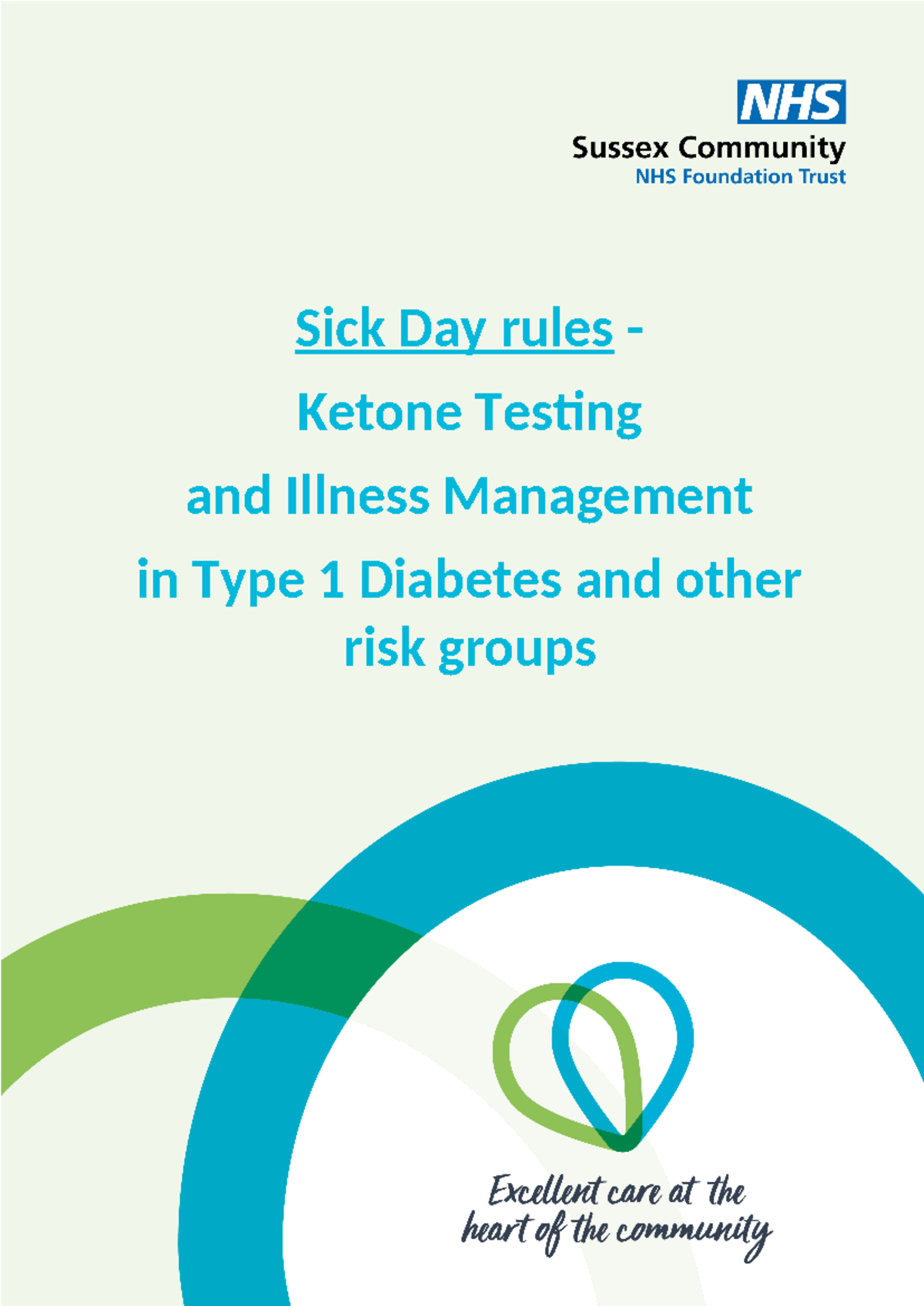 Sick day rules T1DM for DKA - Sick Day rules - Ketone Testing and ...