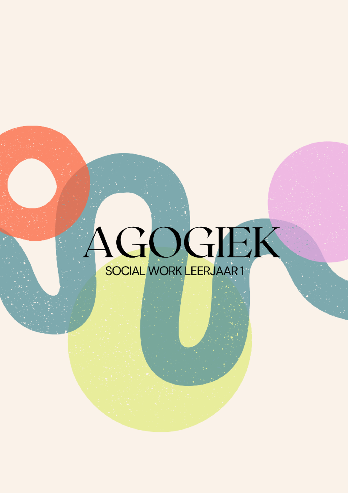 Aantekeningen agogiek - WERKCOLLEGE 1 DINSDAG 12 SEPTEMBER ALGEMENE ...