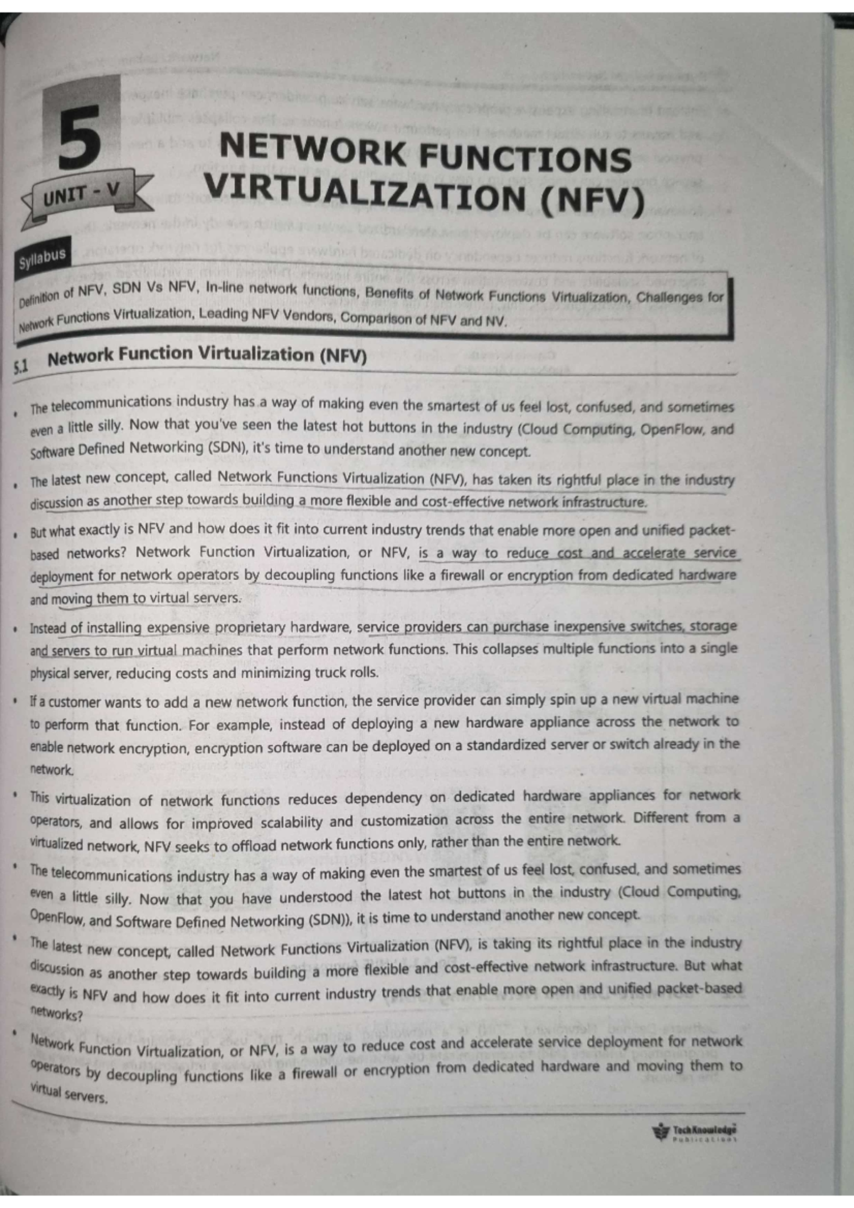 SDN Tech Knowledge U-5,6 - Computer Engineering - Studocu