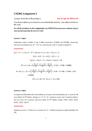 Ex-L5-Solution - in-class exercise of lecture 5 - Name ...
