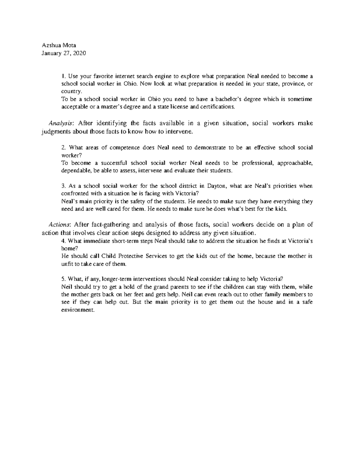 Case vignette 4 - book assignment - Azshua Mota January 27, 2020 Use ...