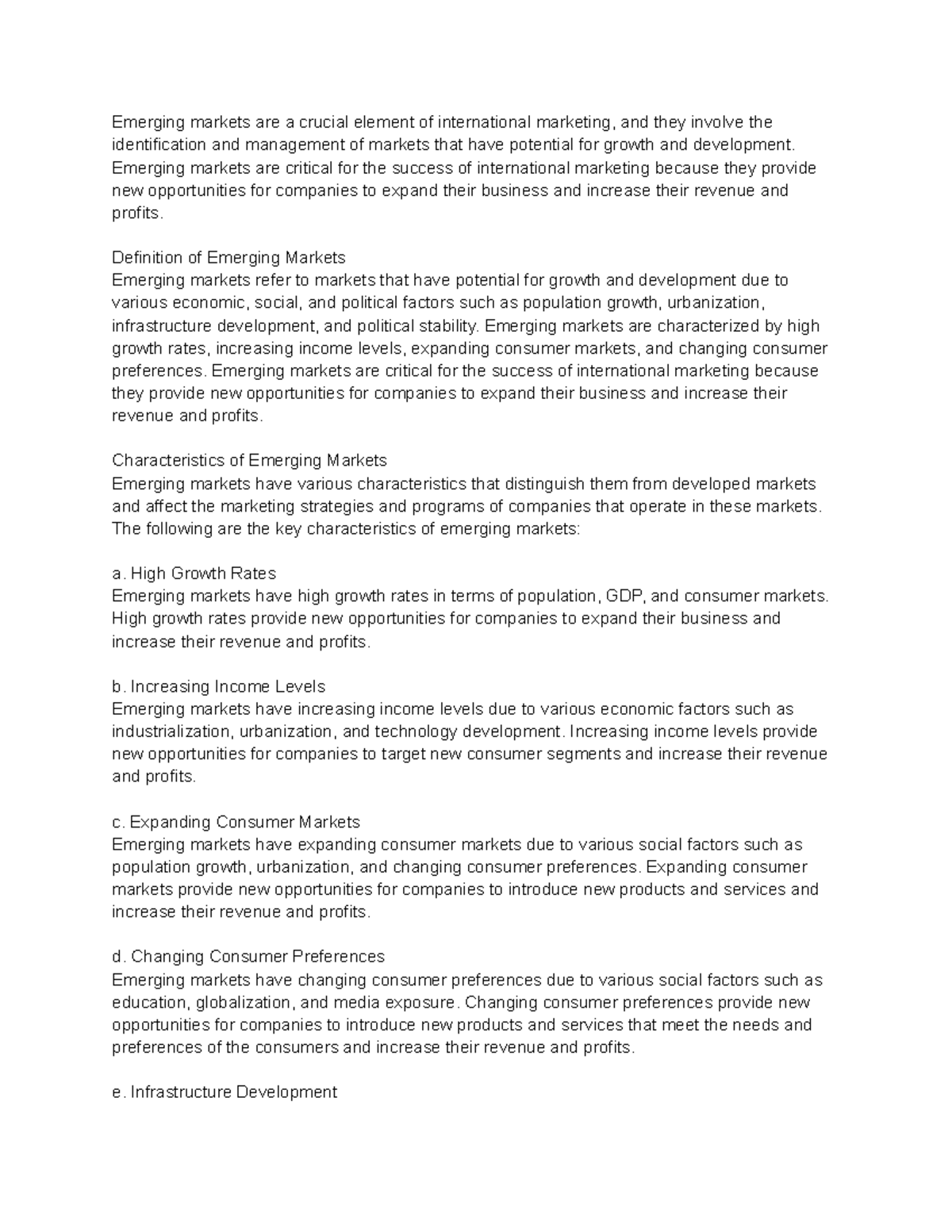 Definition and characteristics of emerging markets - Emerging markets ...