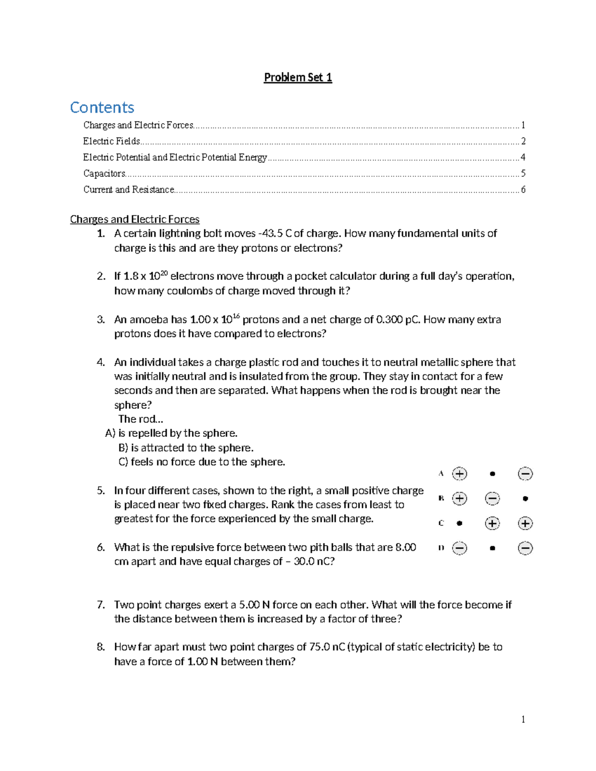 Problem Set 1 - - Studocu