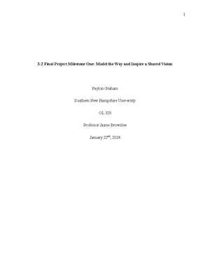 3-2 Milestone Two Strategic Planning Approaches Payton Graham - Running ...