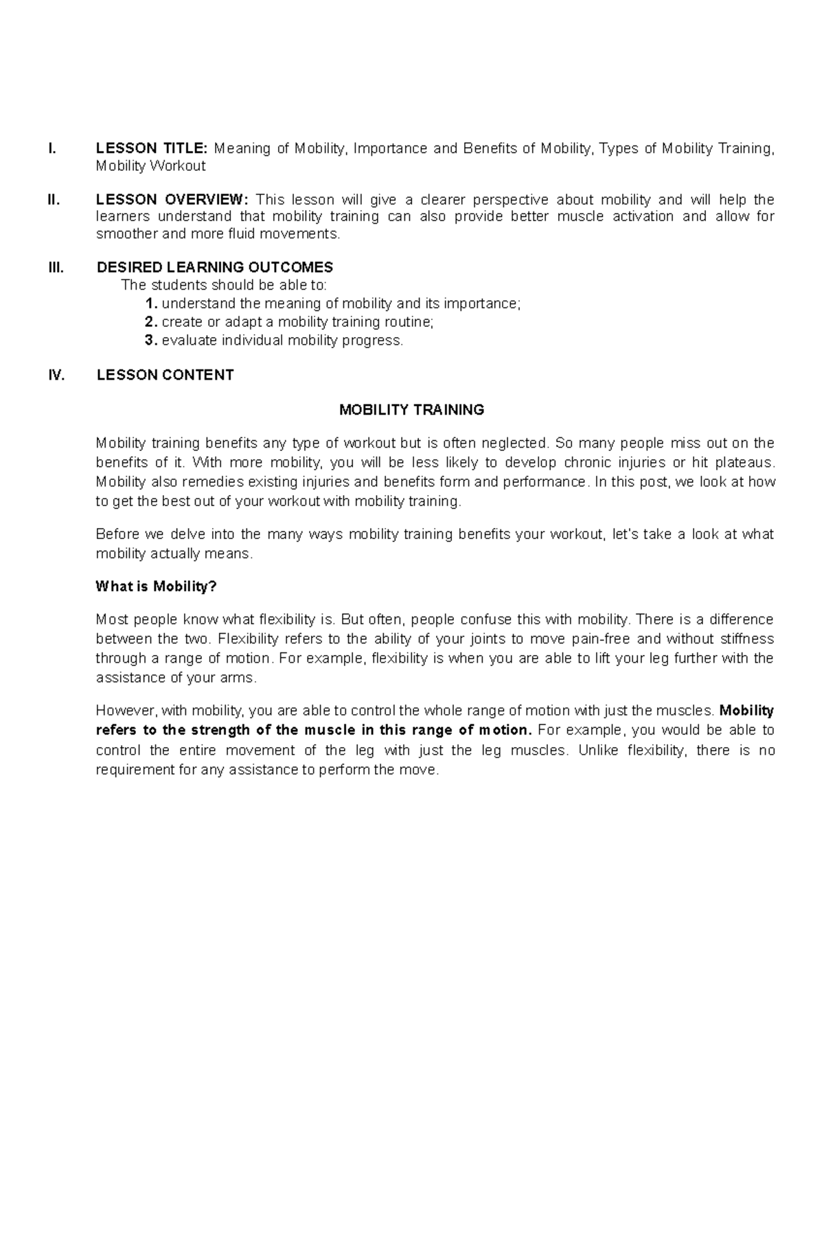 Pathf 2-Module-4 - meant to ensure you won't be at risk of harm and ...