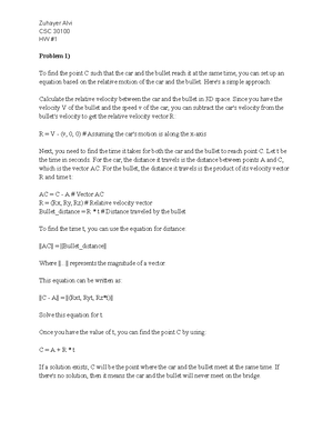 CSC 301 HW#2 - HW#2 - Zuhayer Alvi CSC 30100 HW # “Proofs from THE BOOK” is often portrayed as a ...