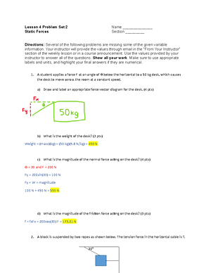 Lab 7 - Lab 7 - PHY 111 - Studocu