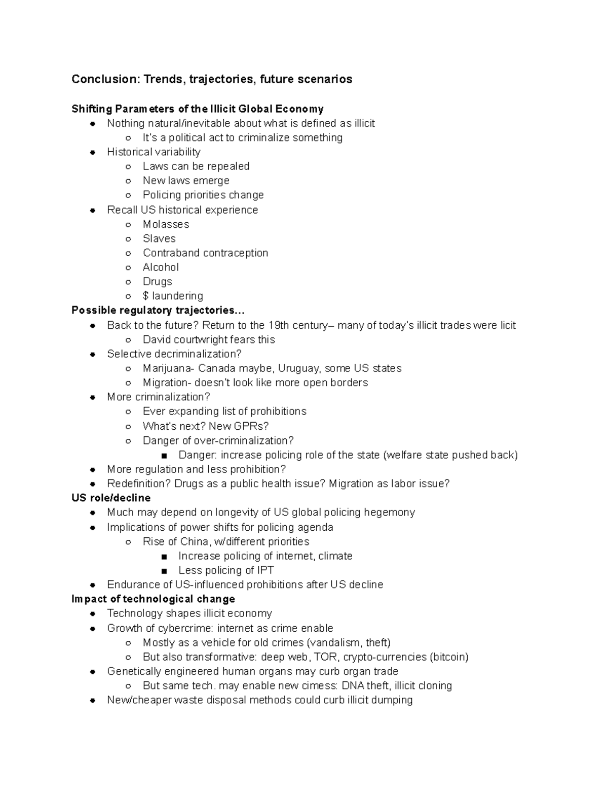 Conclusion - Trends/Future Predictions - Conclusion: Trends ...