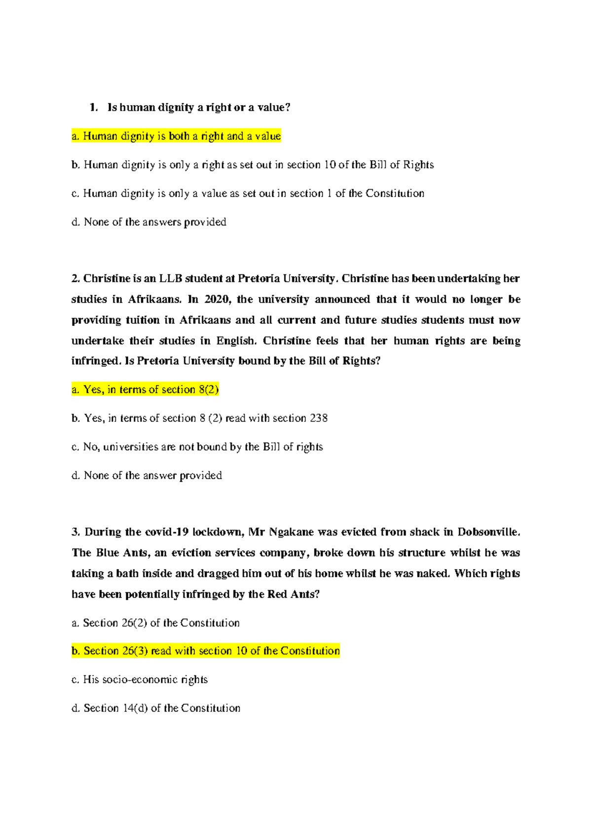FUR2601 EXAM PACK - for exams and assignments preperation - Is human ...