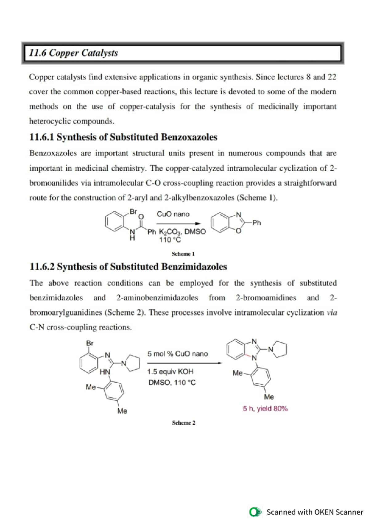 Chemistry 17 - Copper Catalysts, Tendam Reactions - Organic/Inorganic ...