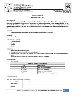 7 Compaction Test - Experiment sheets - EXPERIMENT NO. 7 COMPACTION ...