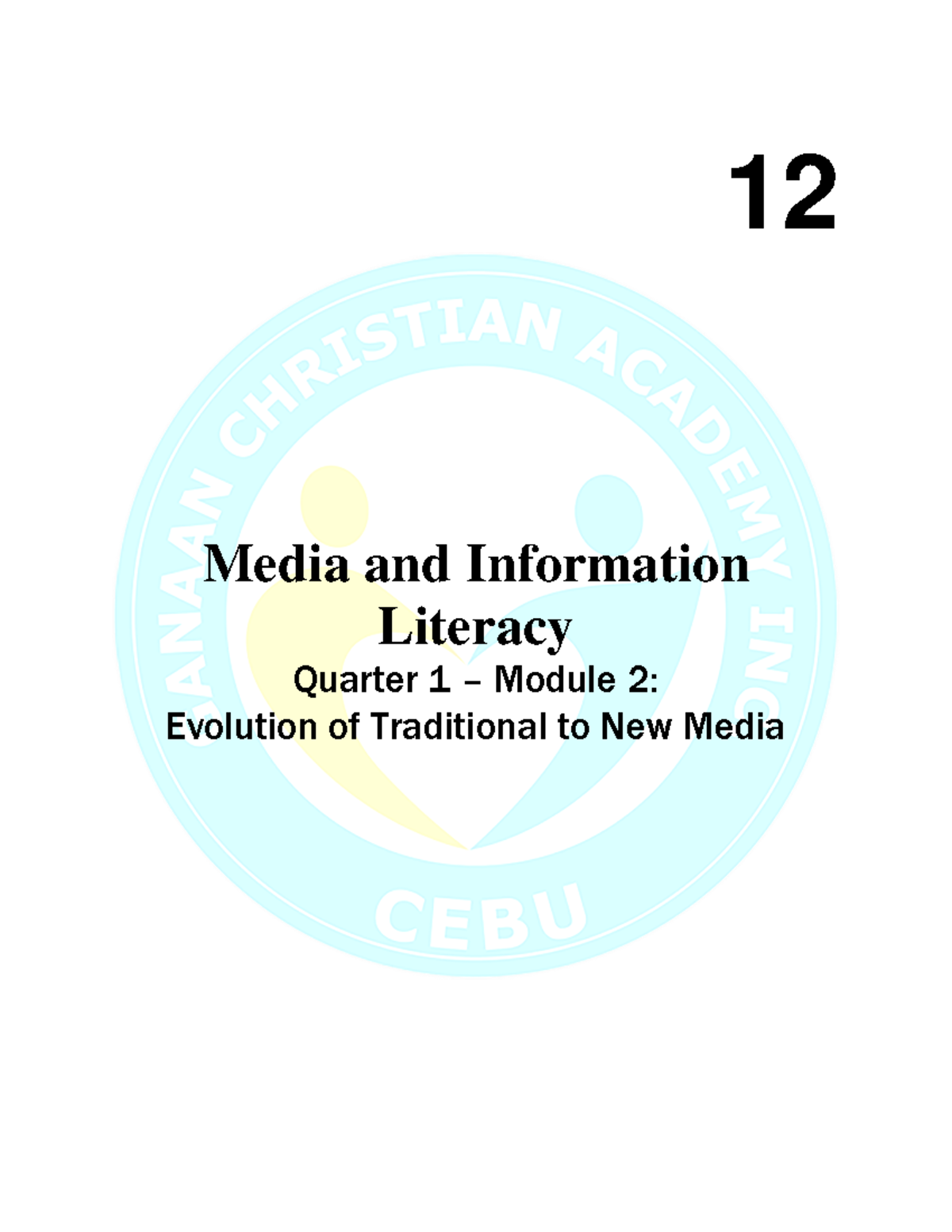 ( First) MIL - Module 2 Research 1 1st semester - 12 Media and ...