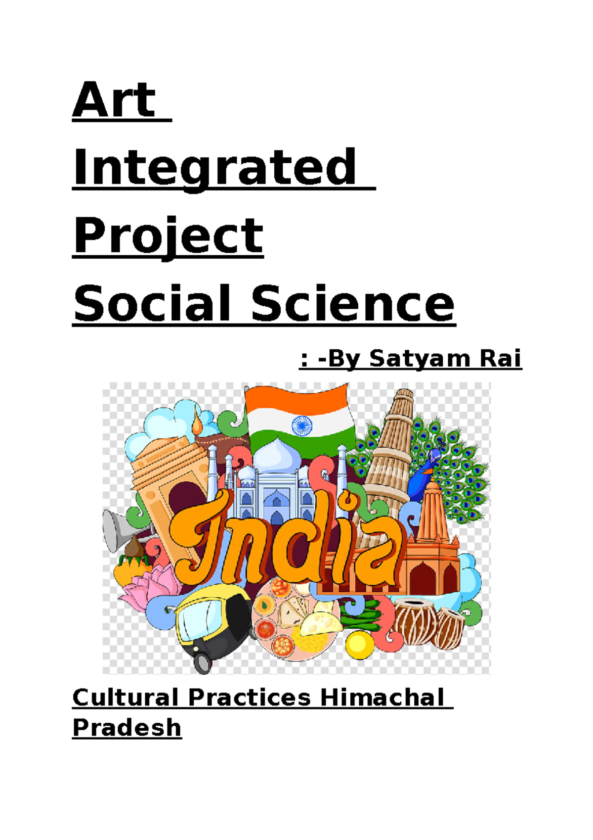 Social Science Art integration - Art Integrated Project Social Science ...