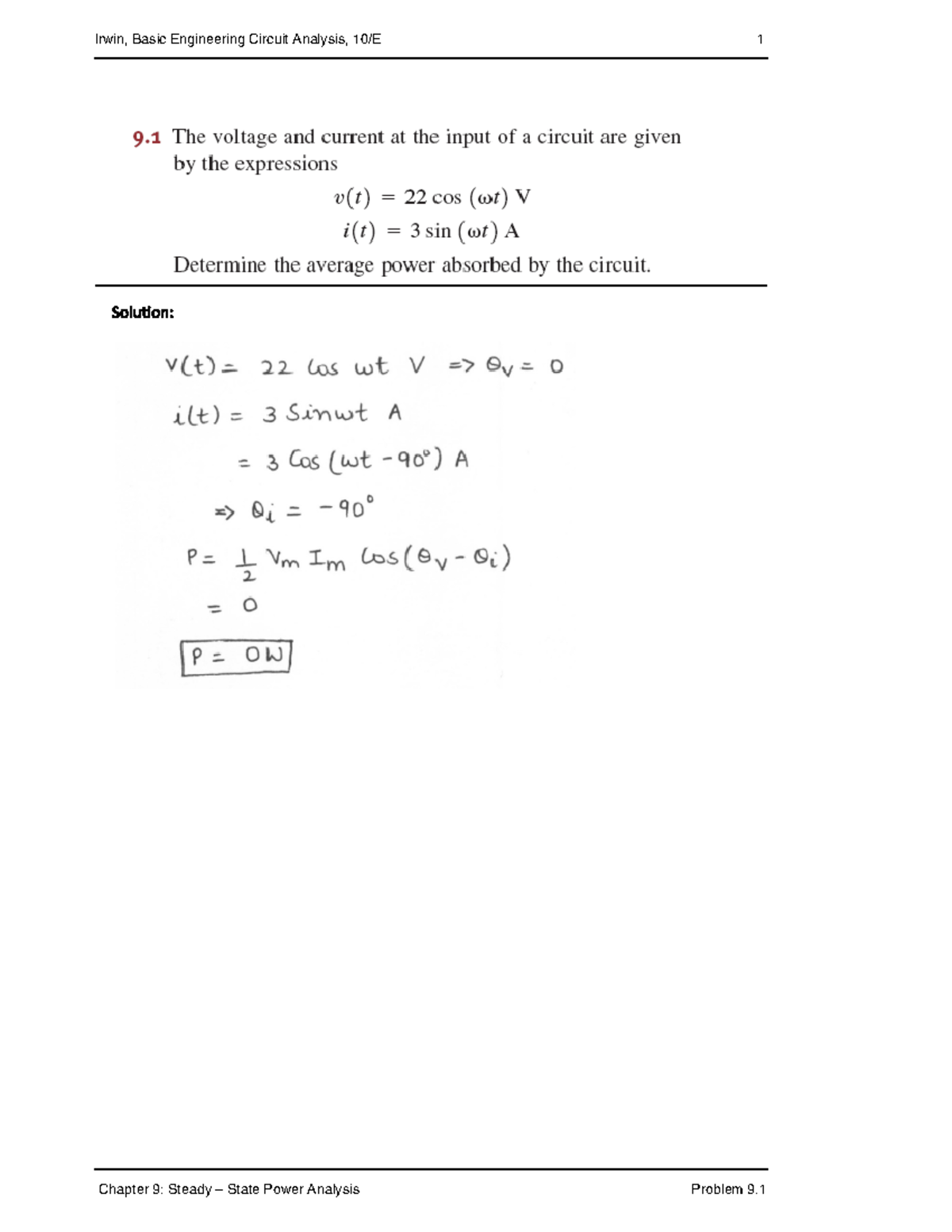 Ch09 Engineering Cicuit AnalysisEngineering Cicuit Studocu