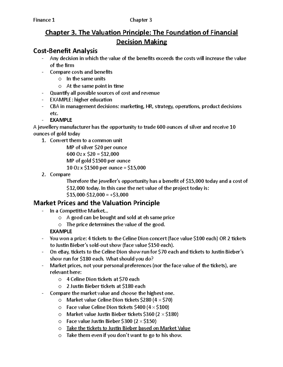 Chapter 3 Powerpoint notes - Finance 1 Chapter 3 Chapter 3. The ...