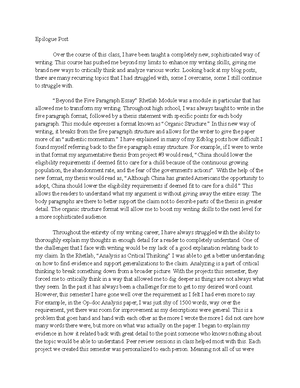 Argument Essay - Blaise Engle - Blaise Engle y Meredith Harper Writ 102 ...