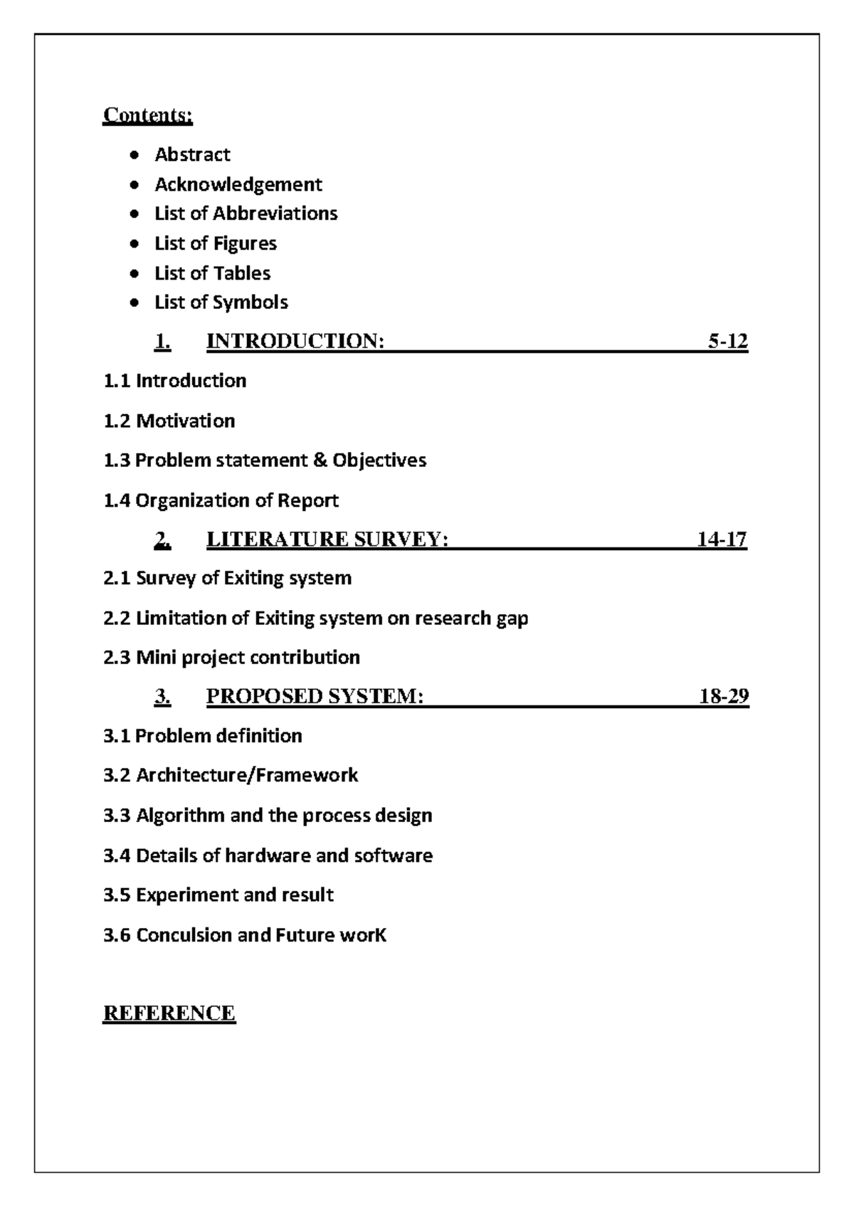 BE Final Report - it is very use full document for computer - Contents ...