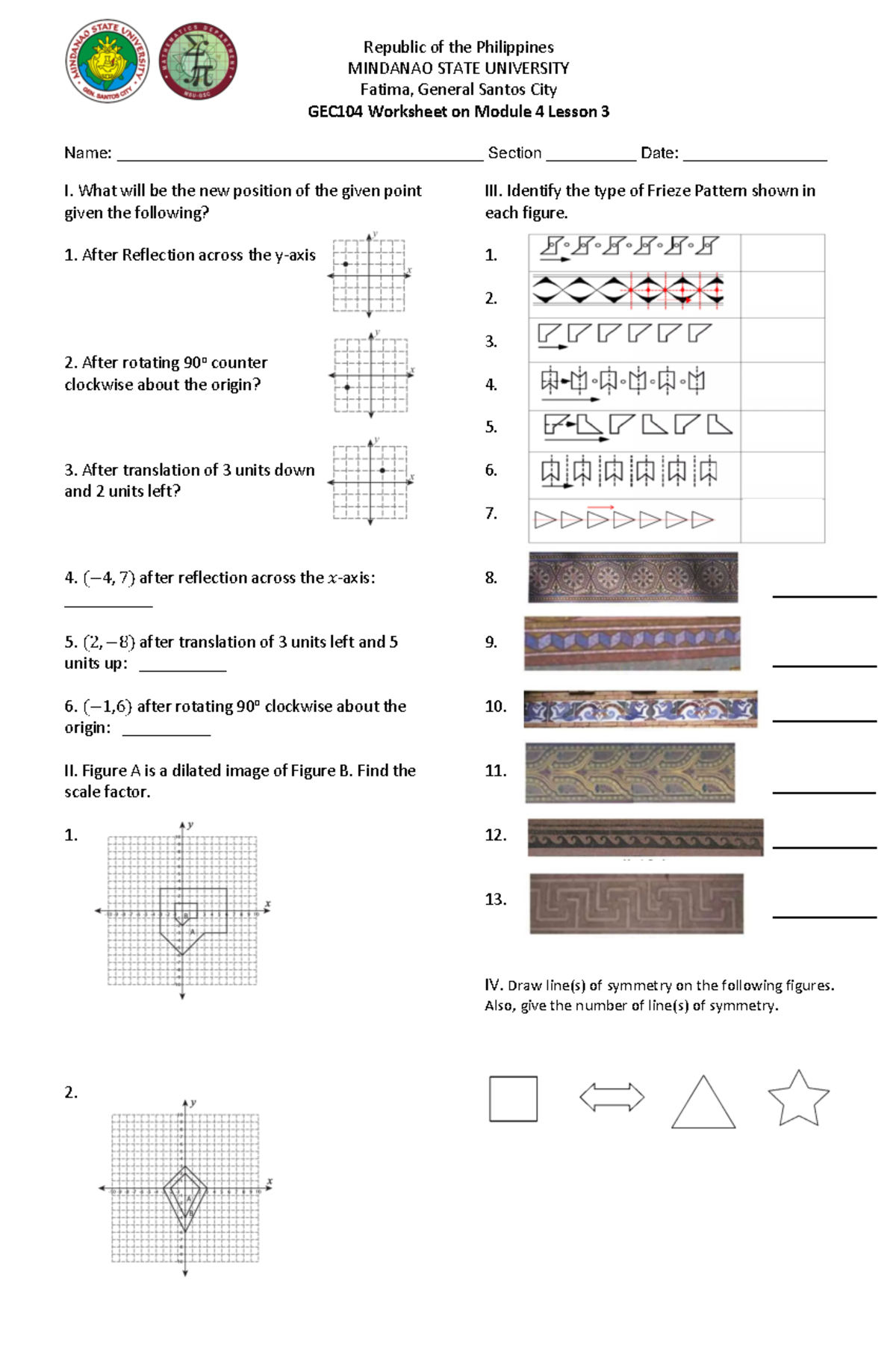 GEC104 Worksheet-on-Module-4-Lesson-3 - MINDANAO STATE ...