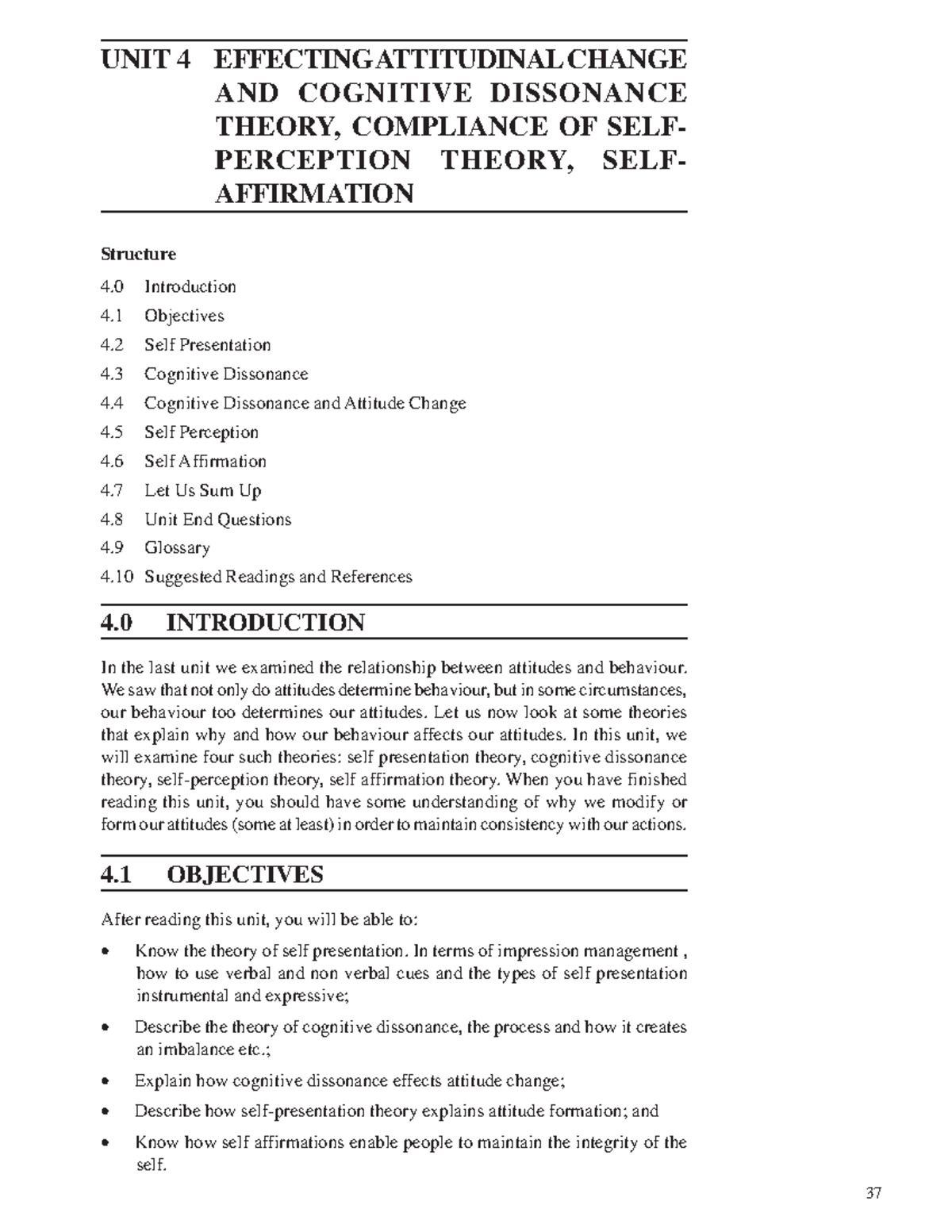 Unit-4 - PDF - Predicting Behaviour from UNIT 4 EFFECTING ATTITUDINAL ...