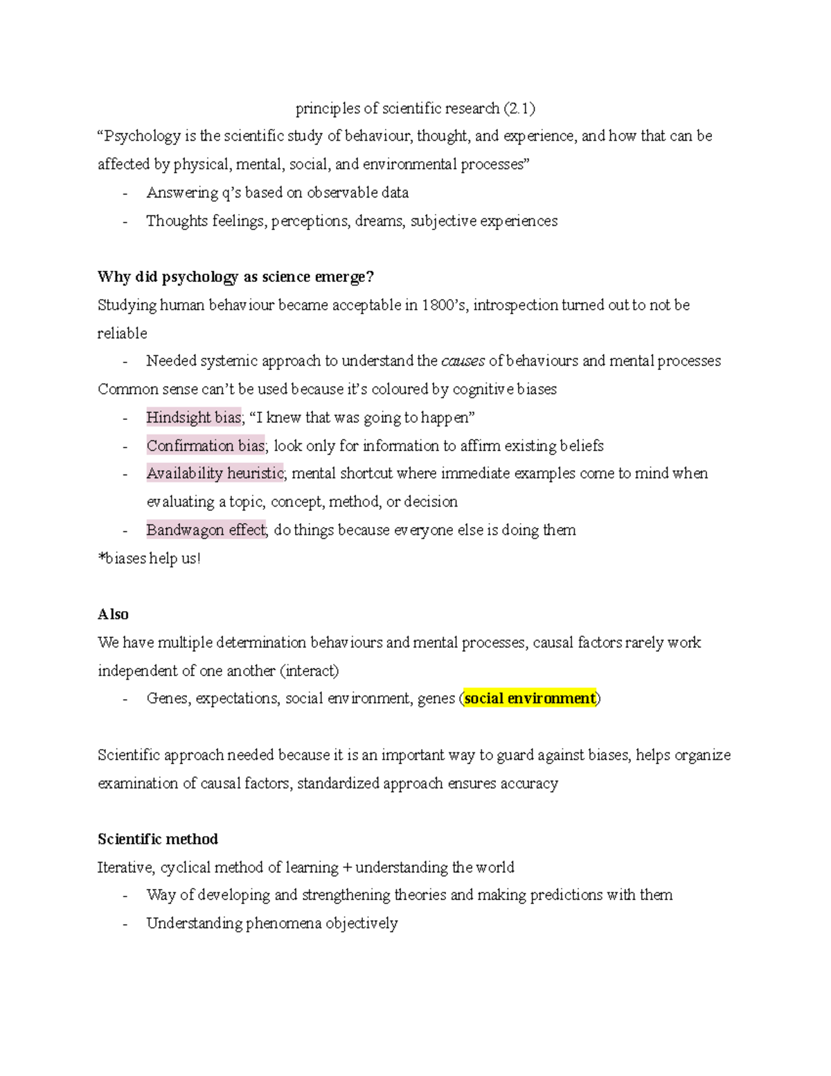 Lecture 2, principles of scientific research - principles of scientific ...